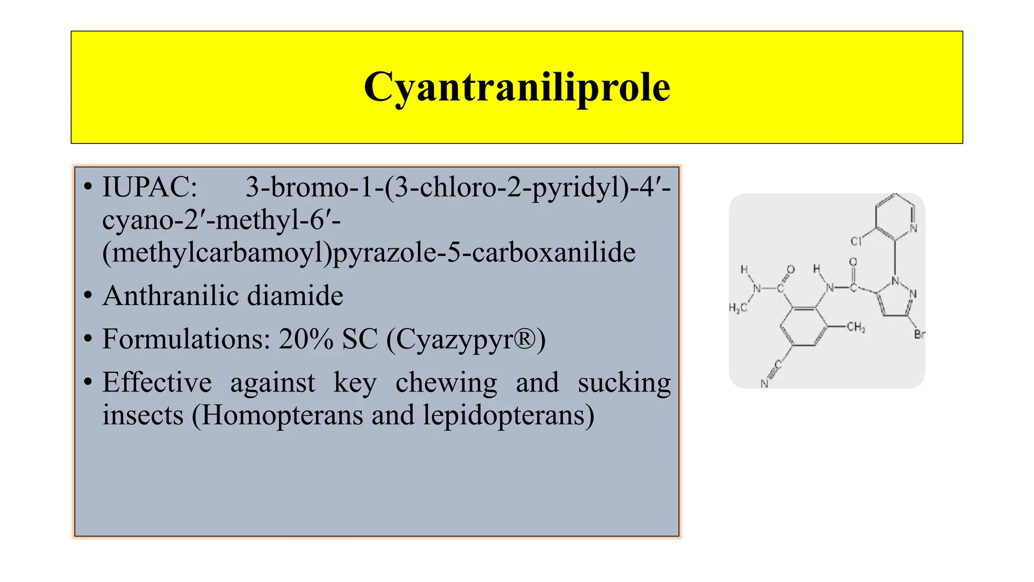 Developments in newer molecules of insecticide the modes of action and ...