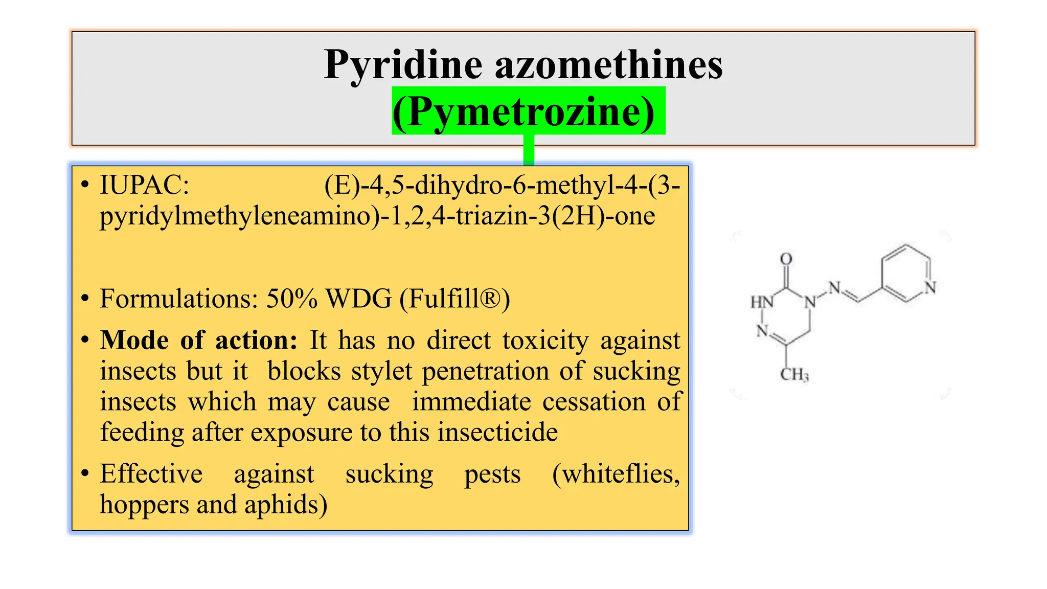 Developments in newer molecules of insecticide the modes of action and ...
