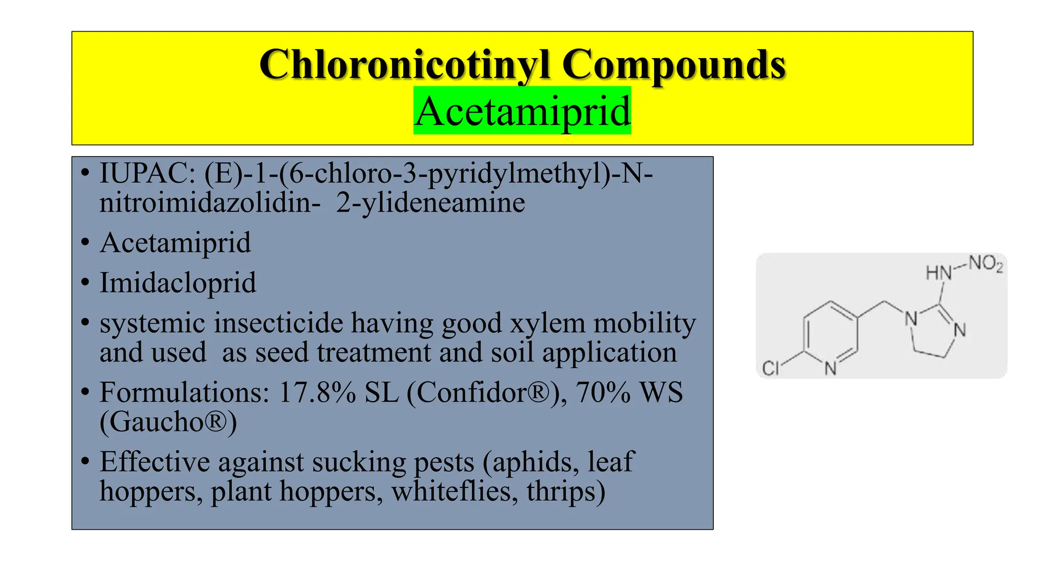 Developments in newer molecules of insecticide the modes of action and ...