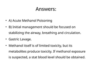 Toxicology for medical students and teachers | PPTX