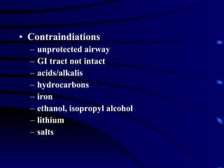 Toxicology Gut Decontam. | PPT