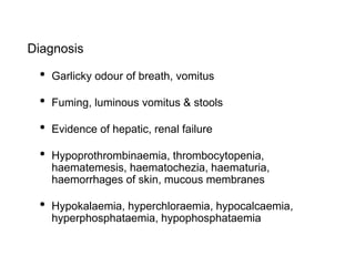 Toxicology - Phosphorus Poisoning | PPTX