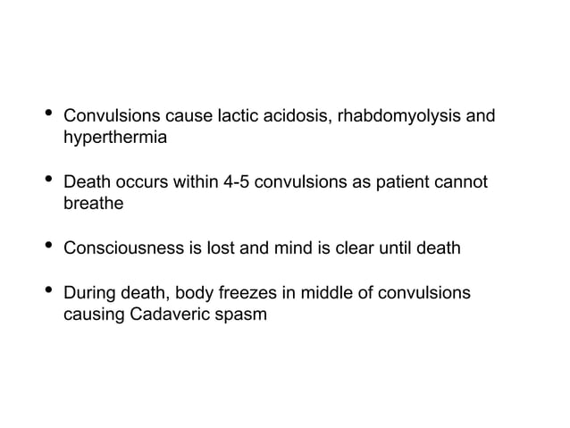 Toxicology - Strychnine / strychnos nux-vomica poisoning | PPTX