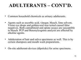 Urine Toxicology Testing | PPT