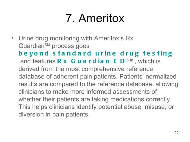 Urine Toxicology Testing | PPT | Illegal Drugs, Tobacco, eCigarettes ...