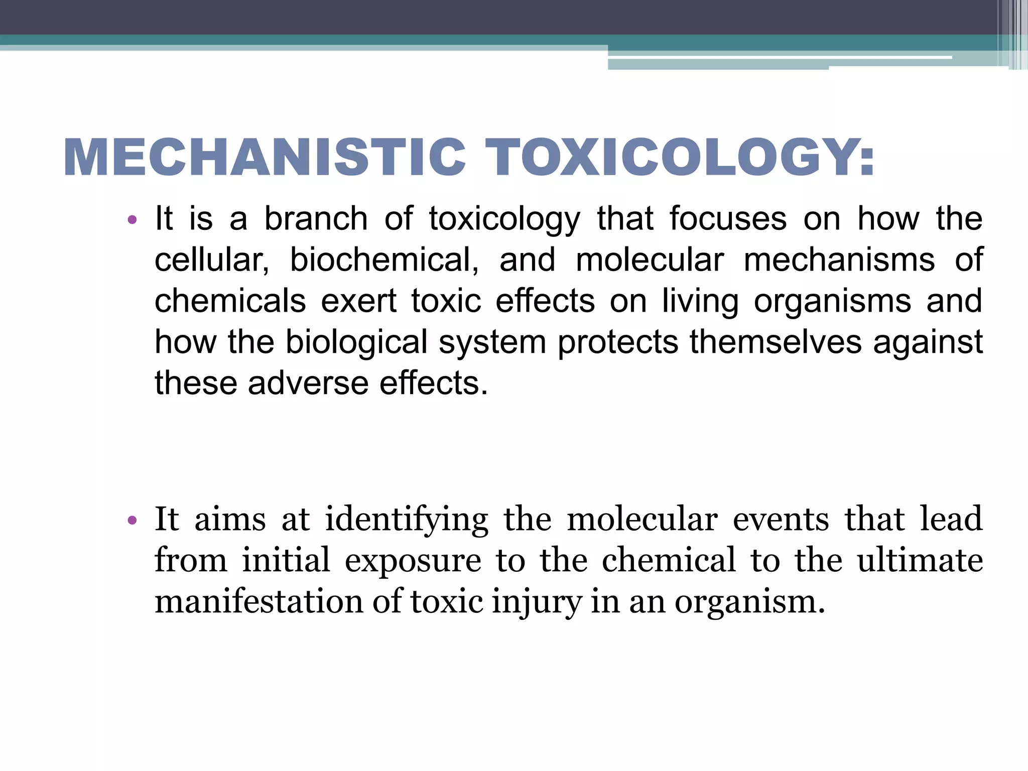 Toxicology and its types by Kashikant Yadav | PPTX