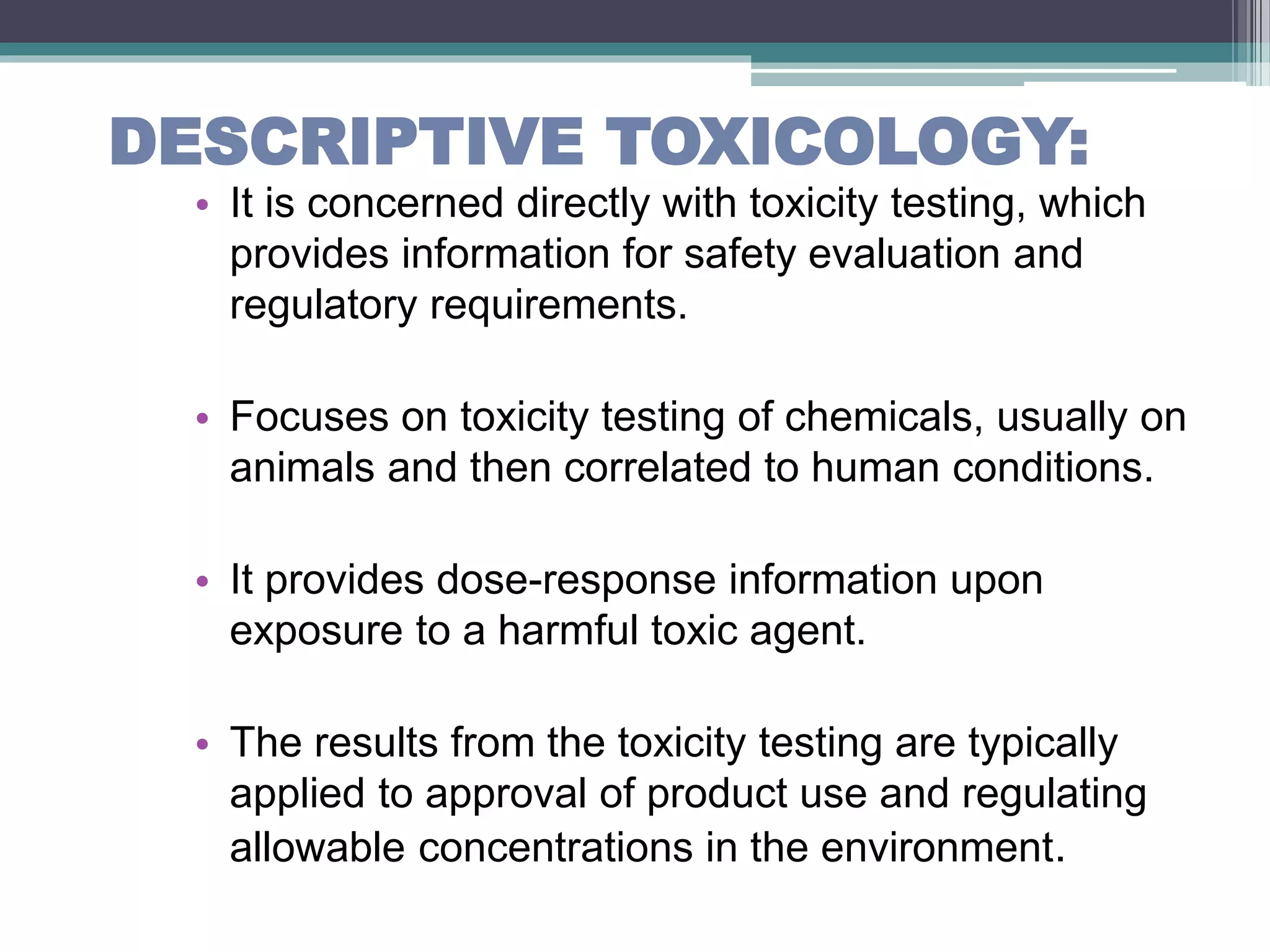 Toxicology and its types by Kashikant Yadav | PPTX