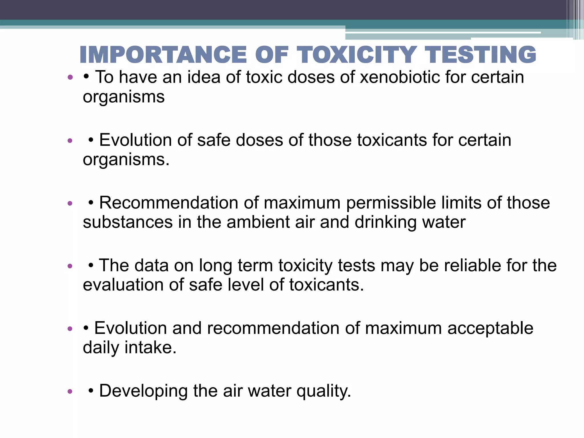 Toxicology and its types by Kashikant Yadav | PPTX