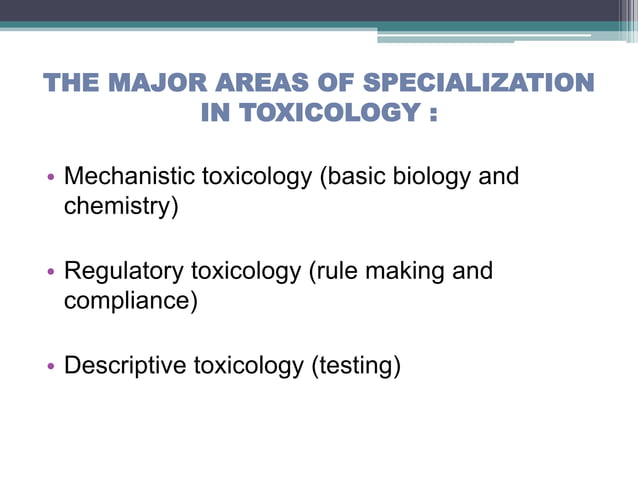 Toxicology and its types by Kashikant Yadav | PPTX