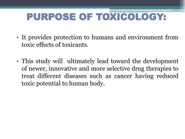 Toxicology and its types by Kashikant Yadav | PPTX