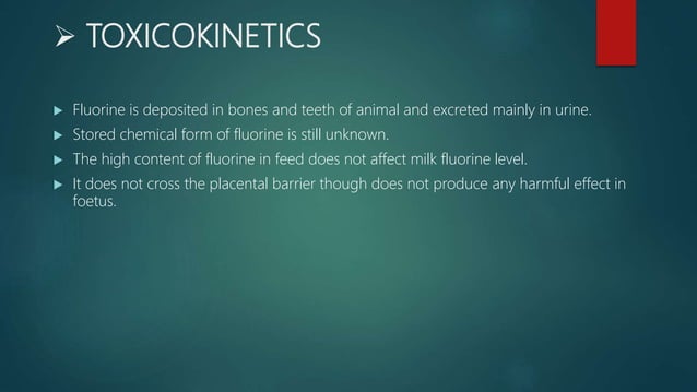 fluorine toxicity | PPTX | Bone and Joint Conditions | Diseases and ...