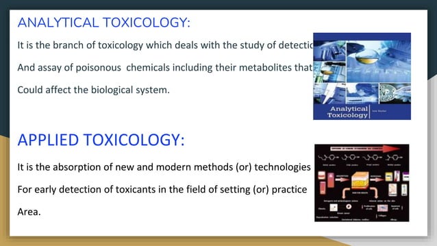 TOXICOLOGY AND ITS TYPES | PPTX