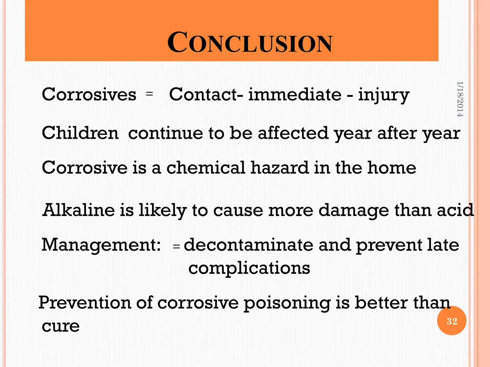 INDUSTRIAL CHEMICALS : CORROSIVES | PDF