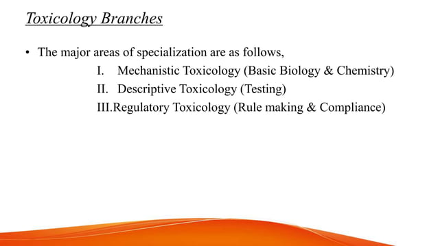 Toxicology | Definition | Types | Regulatory Guidelines | OECD ...