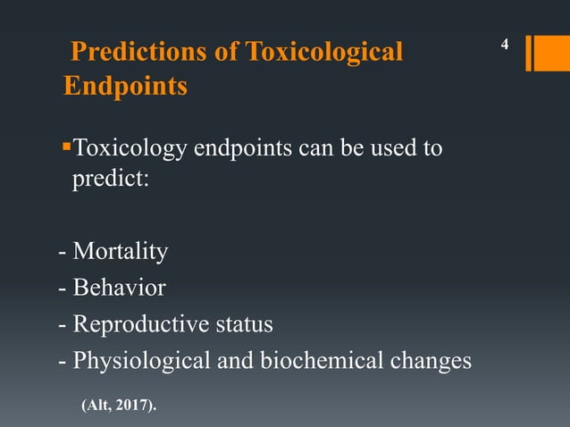 Toxicology endpoints | PDF | Chemistry | Science