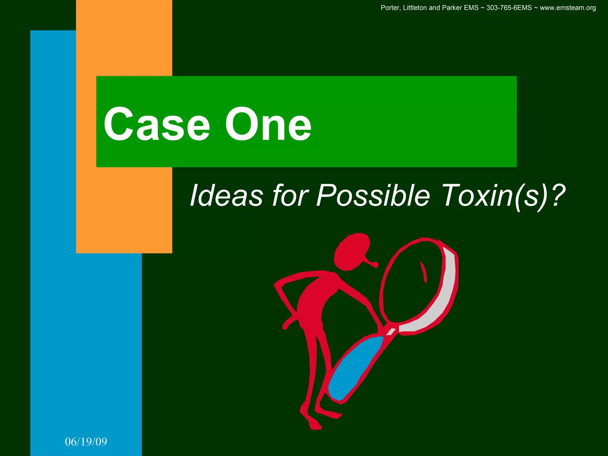 Toxicology For EMS | PPT