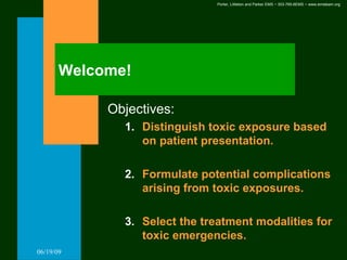 Toxicology For EMS | PPT