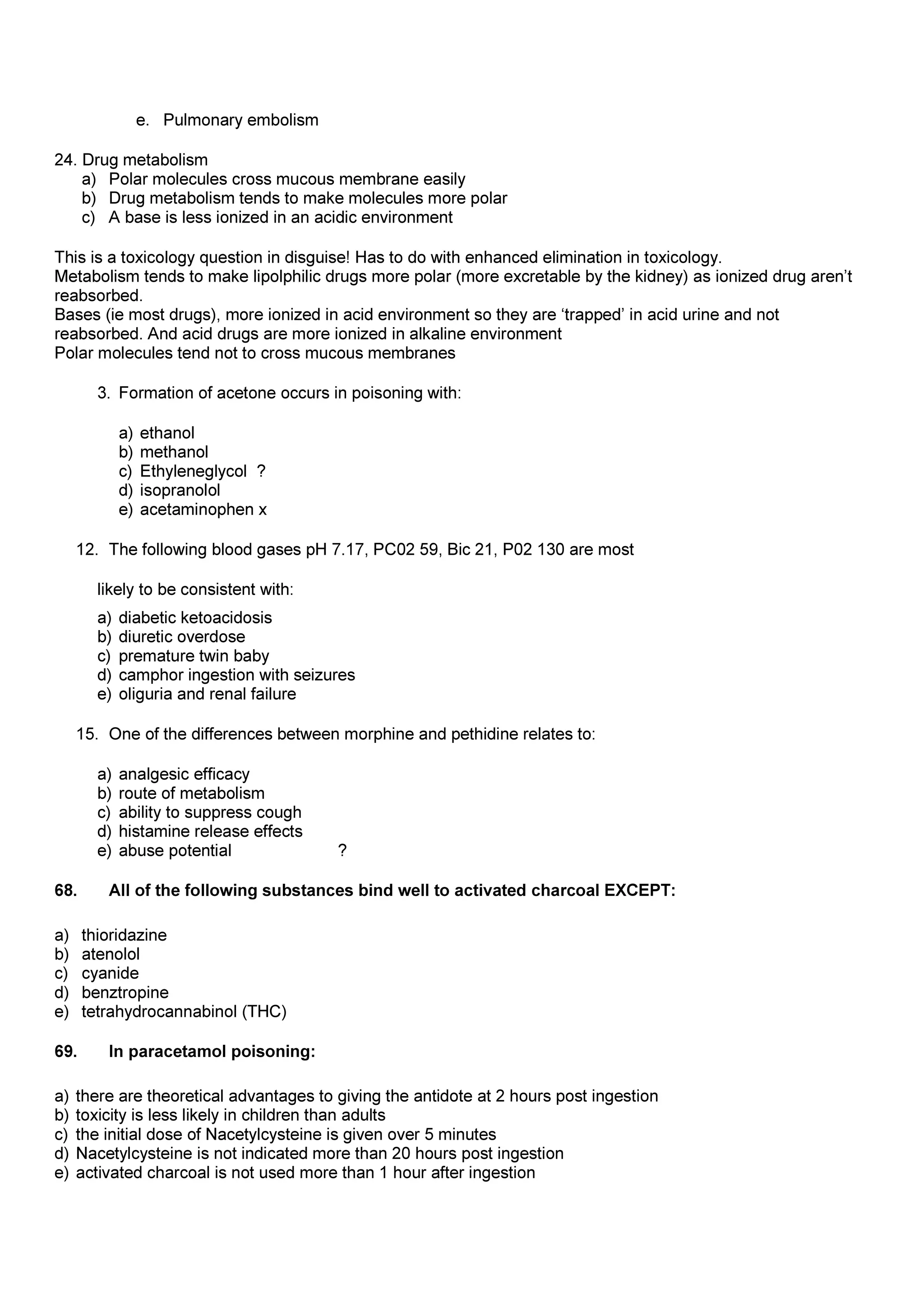 Toxicology MCQ with Answers | PDF