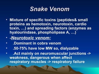 Toxicology of animal poisoning | PPT