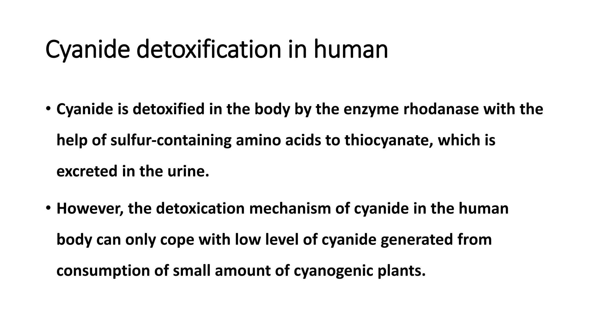 Toxicology of cardioactive & cyanogenic glycosides (1) | PPTX