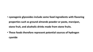 Toxicology of cardioactive & cyanogenic glycosides (1) | PPTX