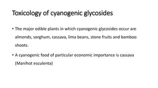 Toxicology of cardioactive & cyanogenic glycosides (1) | PPT