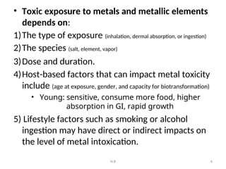 Toxicology part 212345678 - Heavy metals.ppt