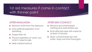 Thinner paint effects on respiration | PPTX
