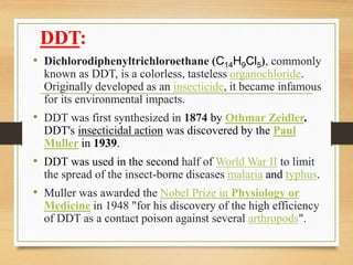 History of DDT & Theories of DDT mode of action | PPT