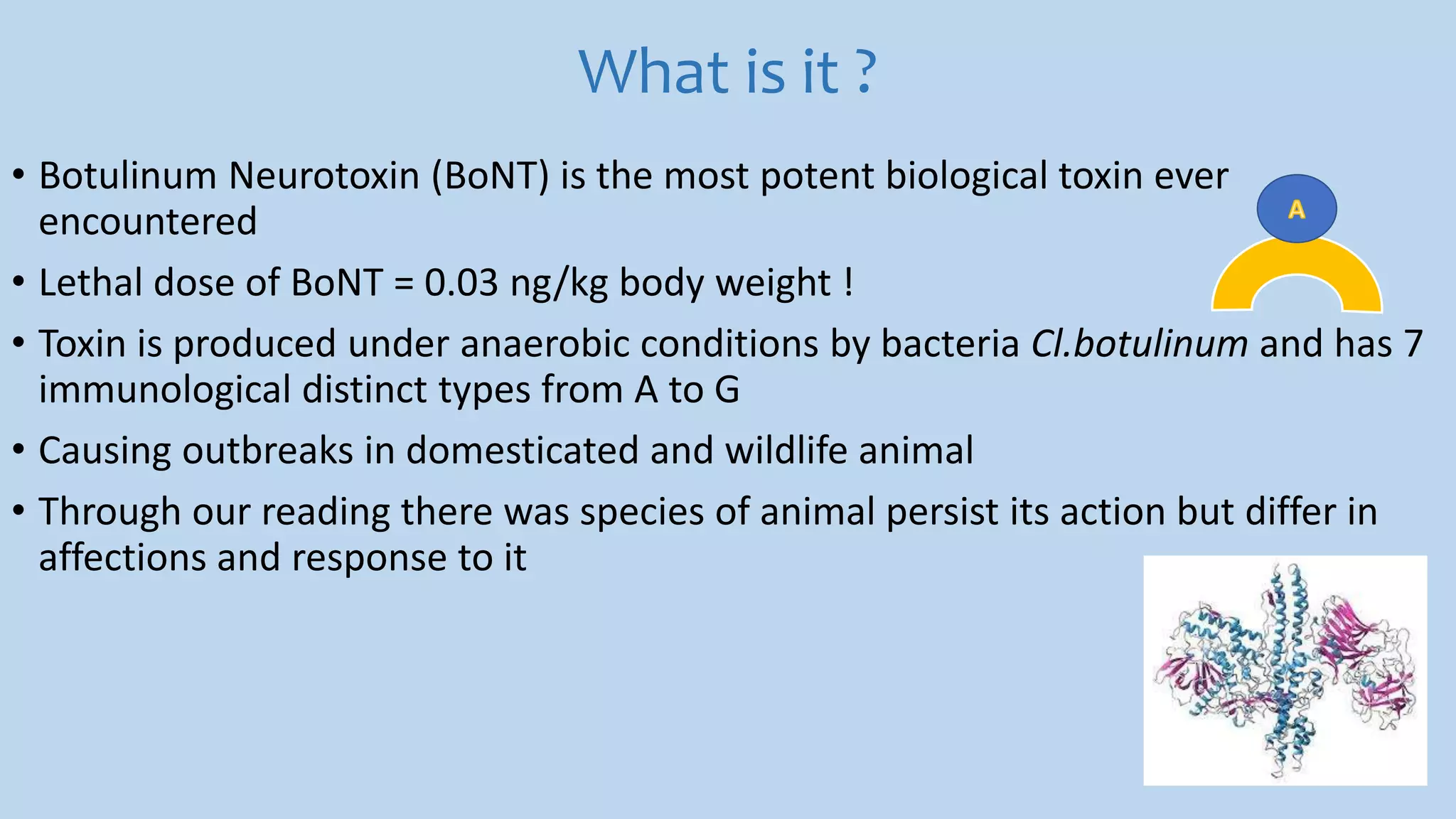 toxicology of Botulinum toxin and Botulism | PPTX