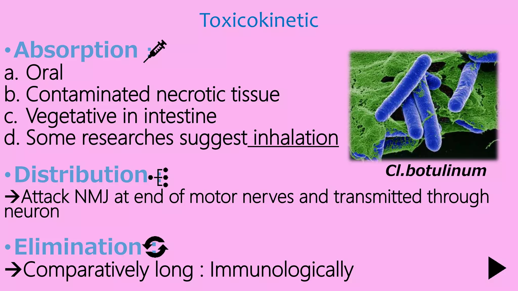 toxicology of Botulinum toxin and Botulism | PPTX