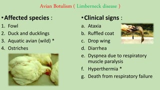 toxicology of Botulinum toxin and Botulism | PPTX