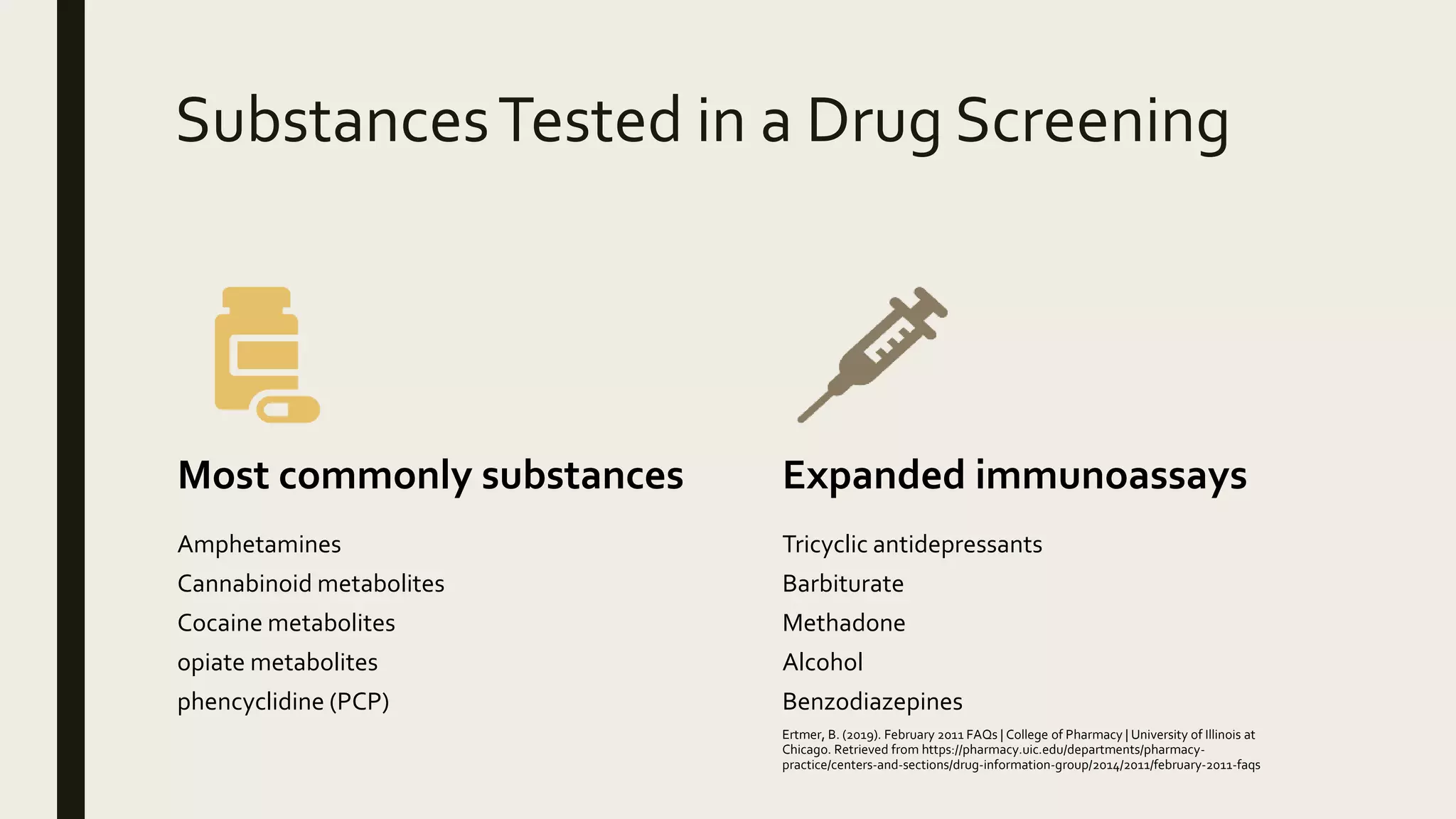 Urine Drug Screening | PPTX