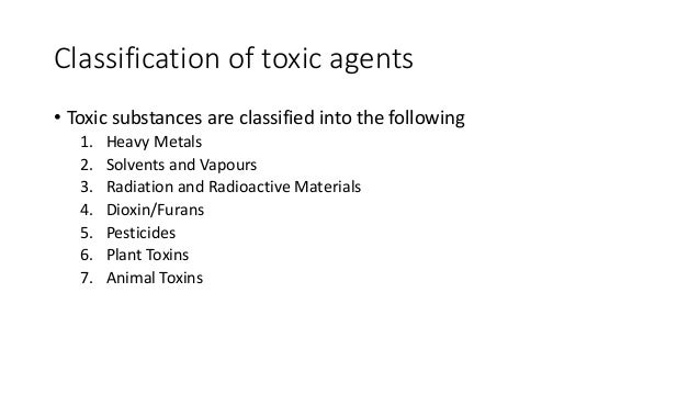 Introduction to Toxicology