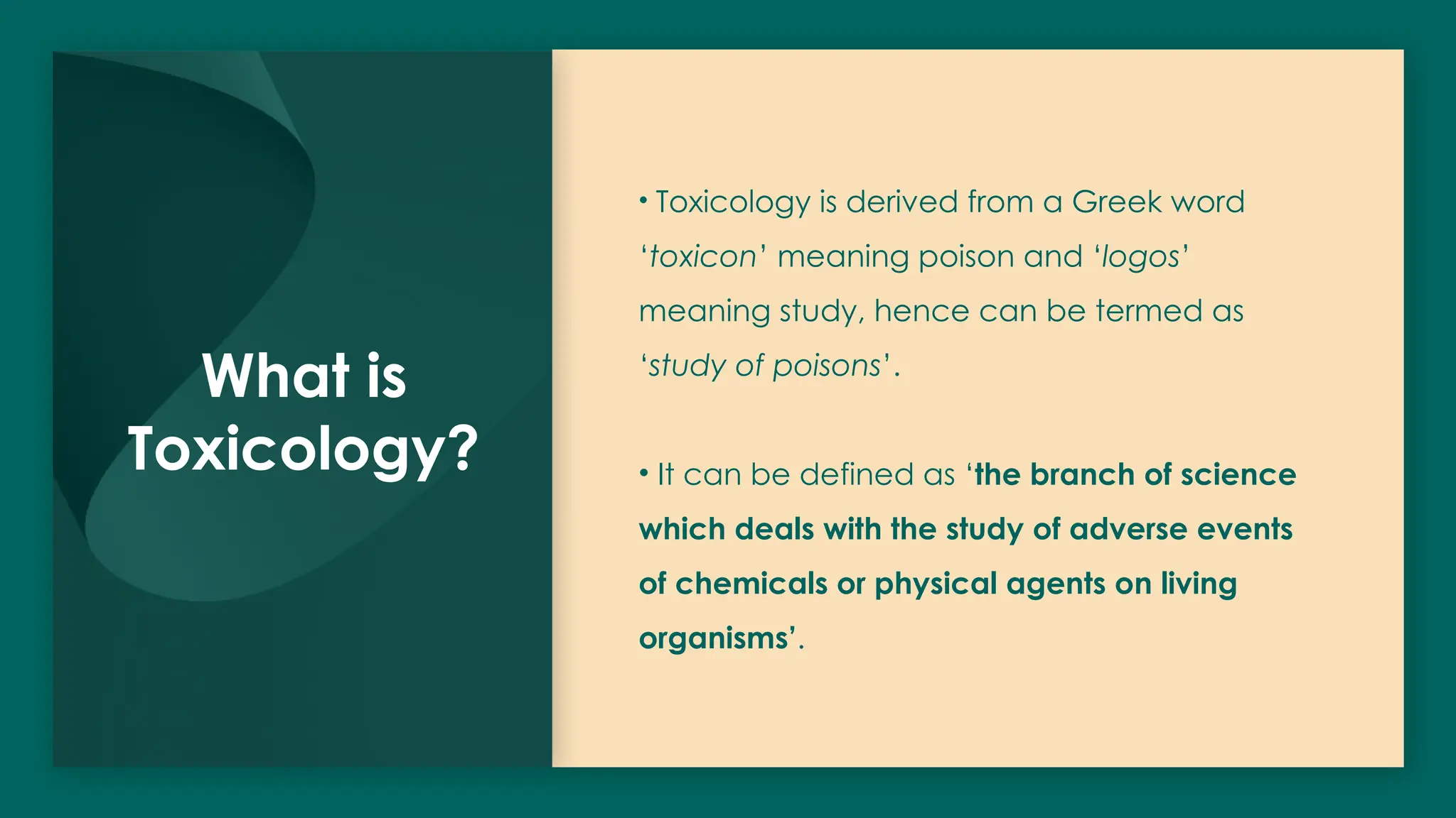 Introduction to General Toxicology: History, Classification and ...