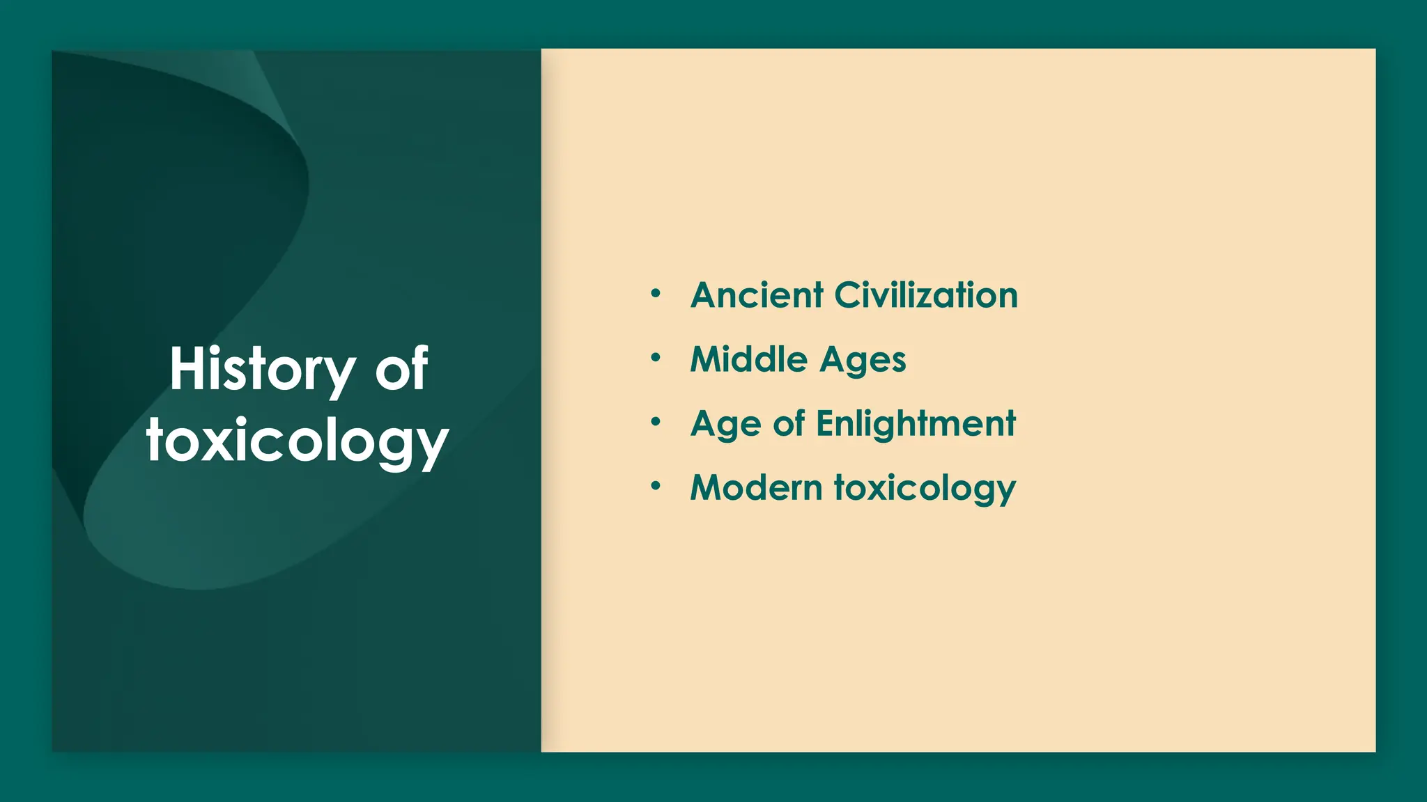 Introduction to General Toxicology: History, Classification and ...