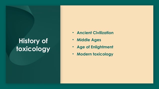 Introduction to General Toxicology: History, Classification and ...