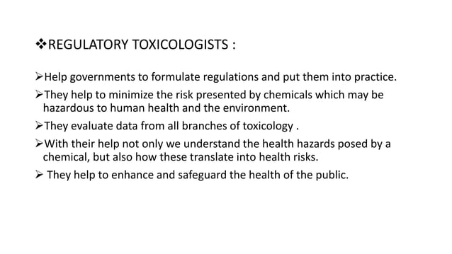 Toxicology types and definition.pptx | Chemistry | Science