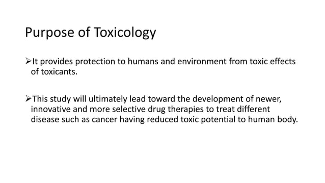 Toxicology types and definition.pptx | Chemistry | Science