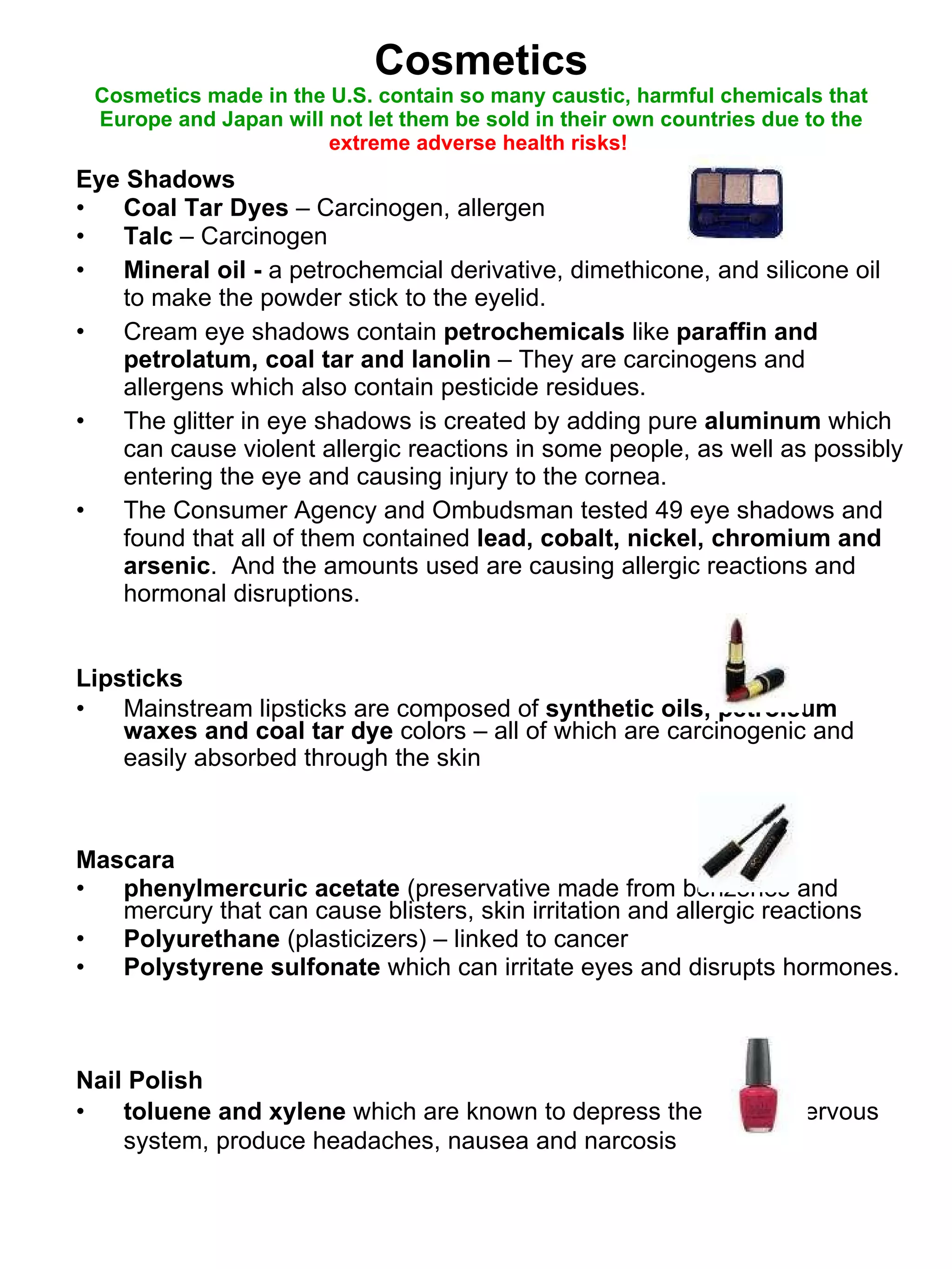 Toxic Products Presentation | PPT