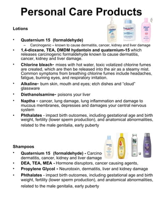 Toxic Products Presentation | PPT