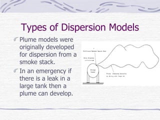 Toxic Release And Dispersion Models | PPT