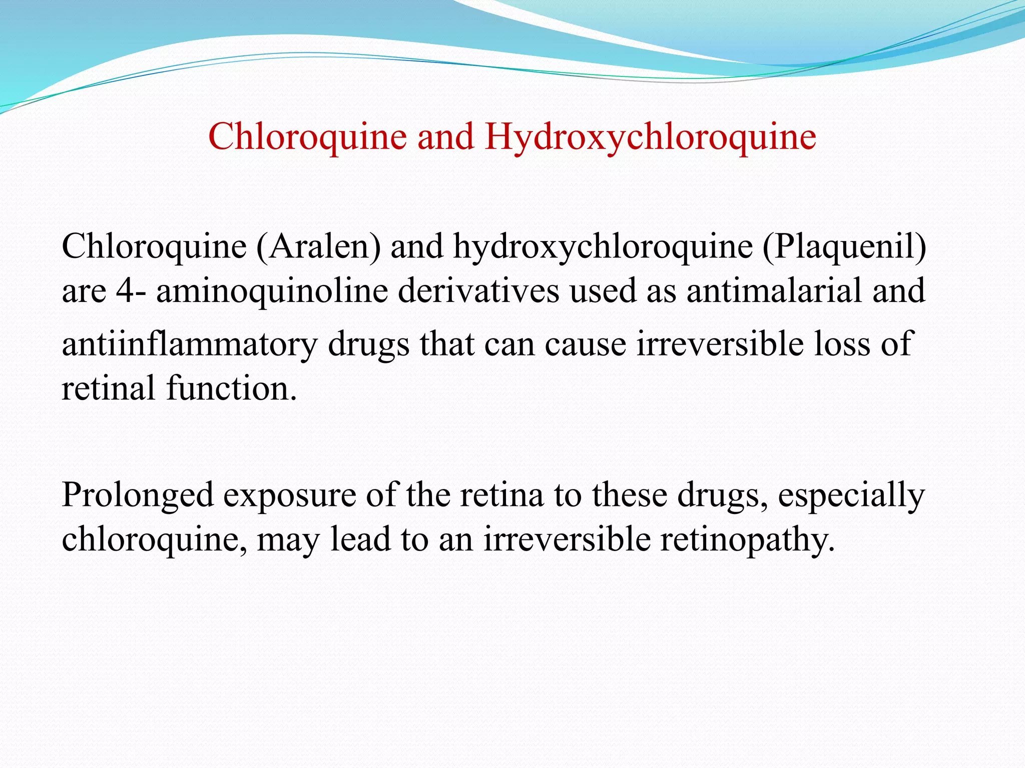 Toxic responses of the ocular and visual system | PPT