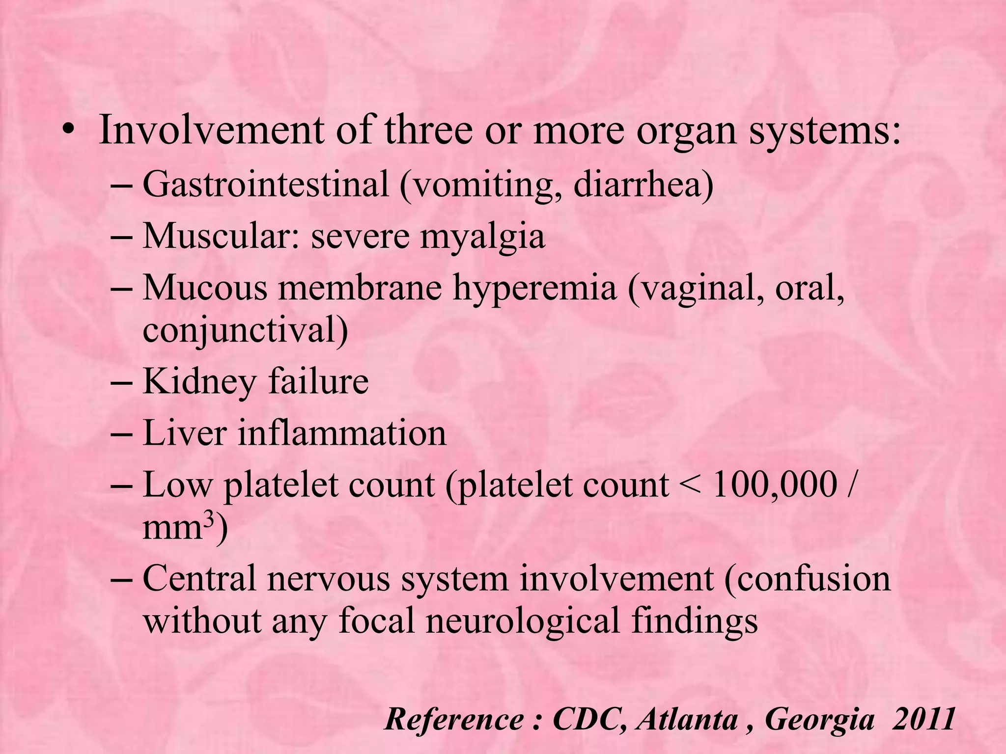 Toxic shock syndrome | PPTX