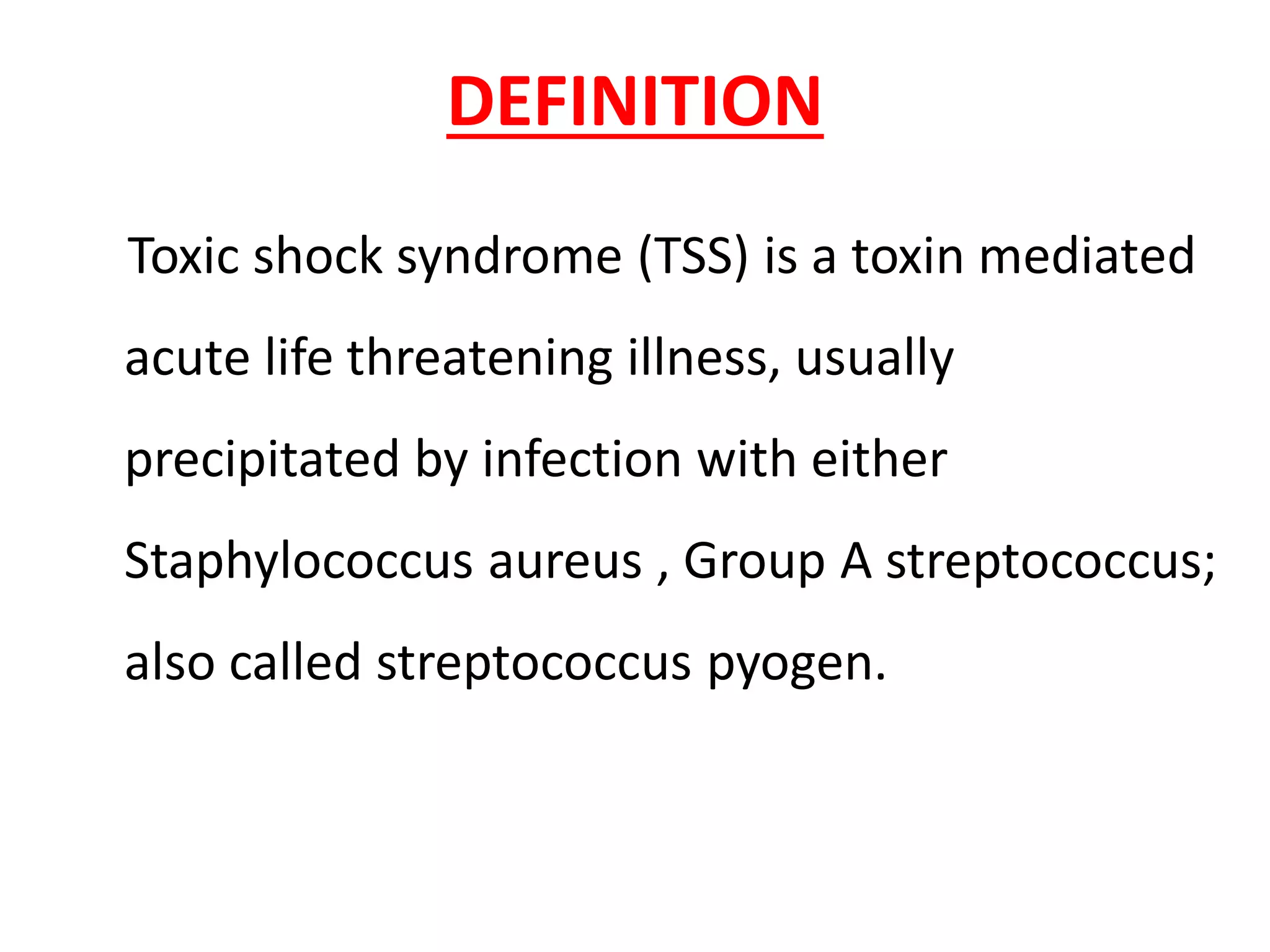 Toxic shock syndrome | PDF