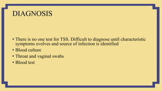 Toxic shock syndrome by Suramya babu | PPT