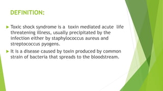 Toxic Shock Definition _ Toxic Shock Syndrome Français – ALHFO