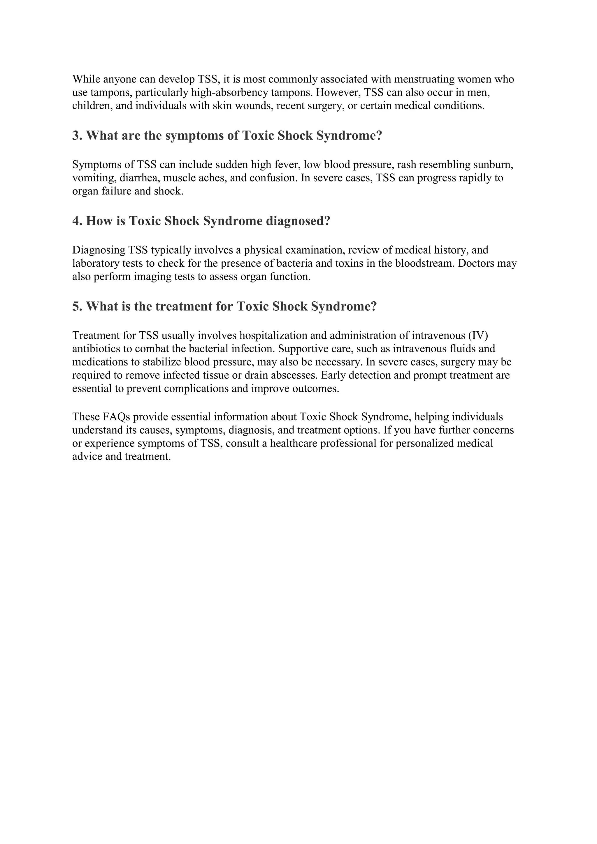 Toxic Shock Syndrome: Causes, Symptoms, and Treatment | The ...