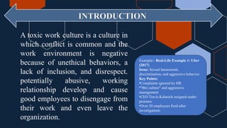 Toxic work culture brief information pdf | PPTX