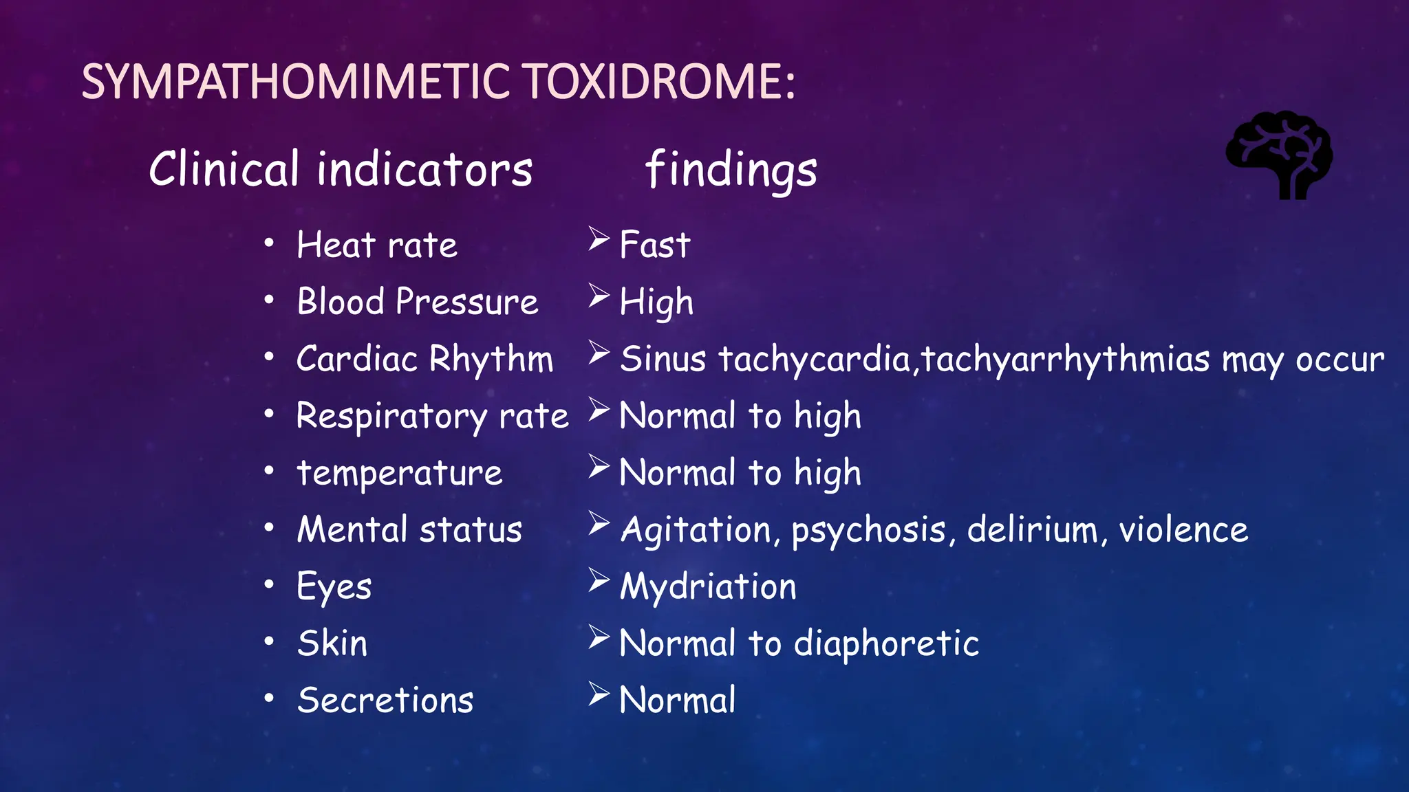 Toxidromes/ Poison Syndromes, signs & symptoms.pptx
